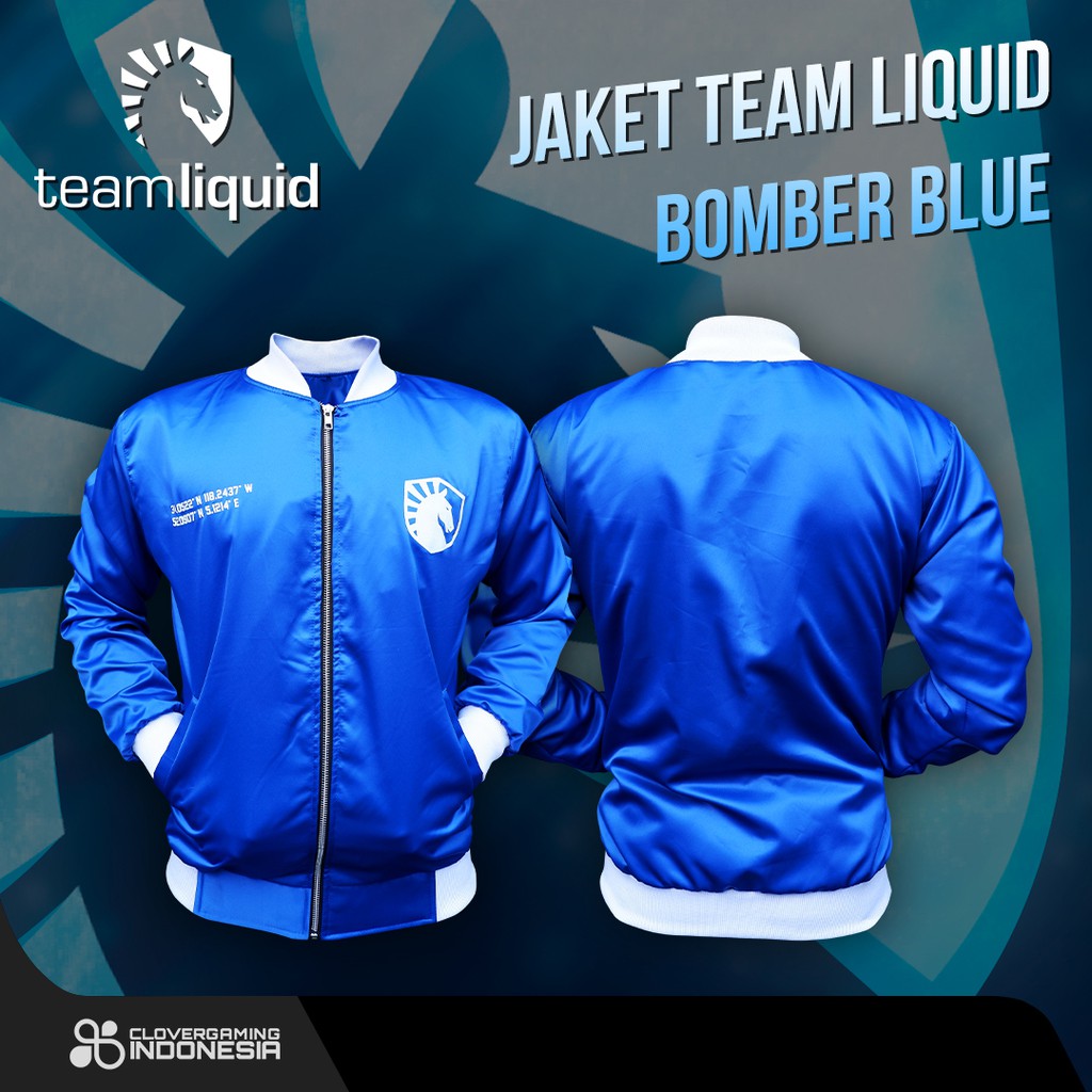 Jual Jaket Team Liquid Bomber Blue - Apparel Gaming Esports | Shopee ...