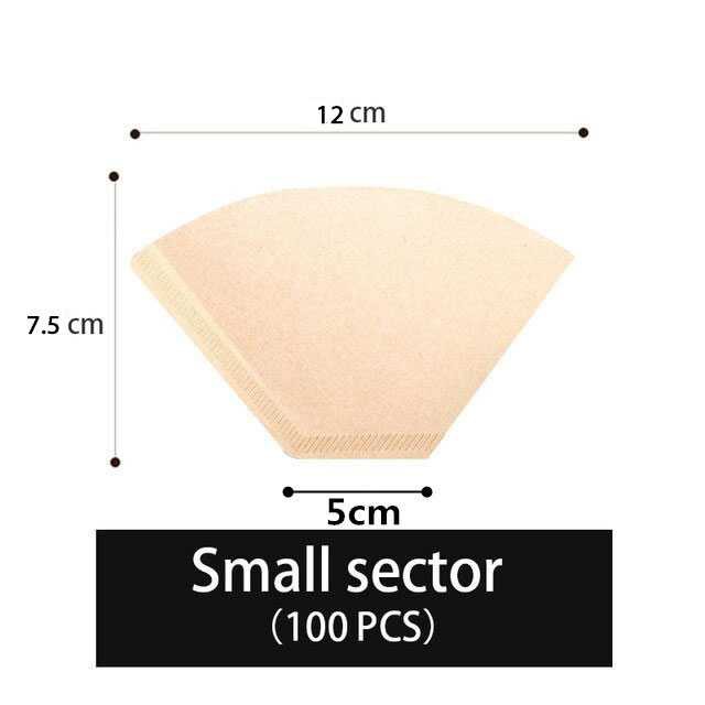 Jual Kertas Filter Saringan Kopi Espresso V60 Drip 100PCS Small U101 ...