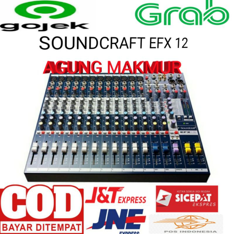 Jual MIXER SOUNDCRAFT EFX-12 /EFX12 | Shopee Indonesia