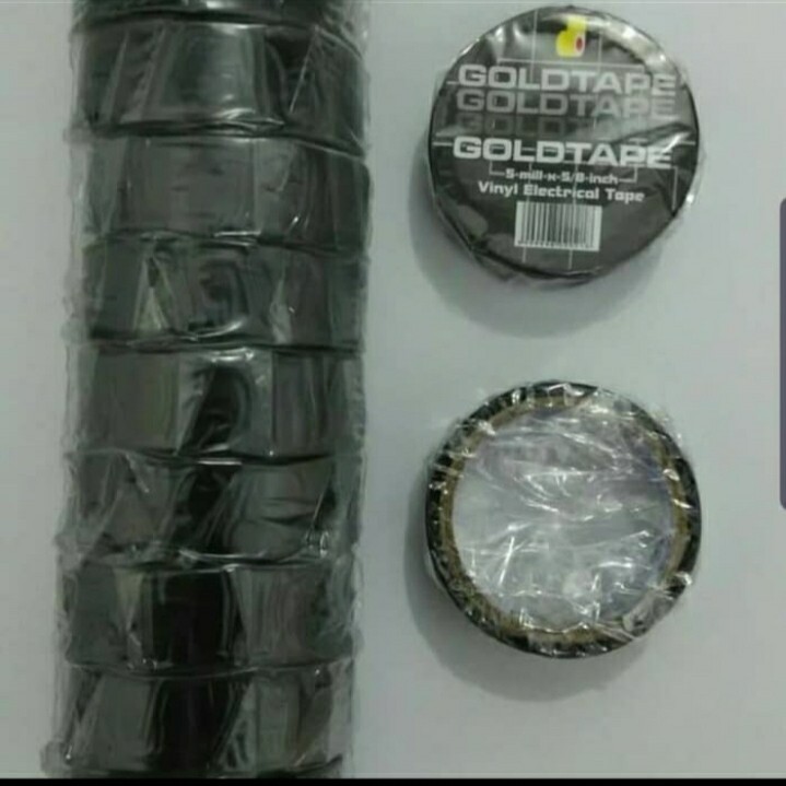 Jual ISOLASI LISTRIK Hitam GOLDTAPE MINI PACK 5/8 GROSIR az | Shopee ...