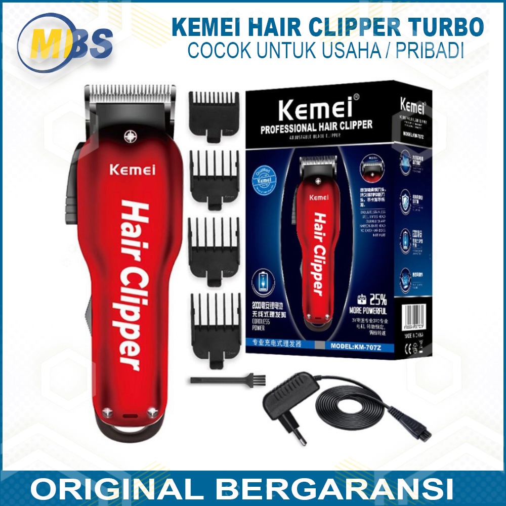 Jual Mesin Cukur Rambut Kemei KM-707Z Mesin Cukur dan Potong Rambut ...