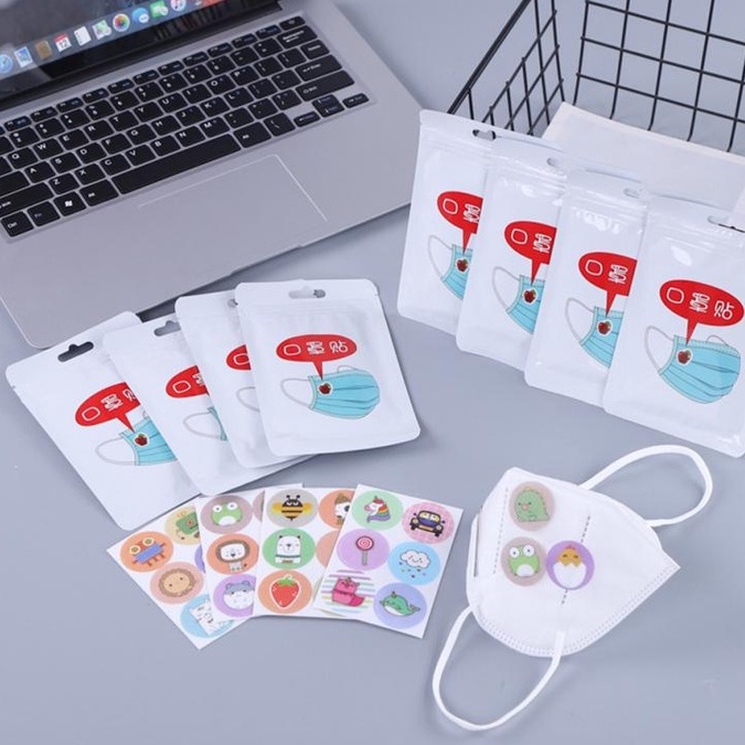 Jual Stiker MASKER AROMATERAPI / Sticker Pewangi Masker Anti Bau ...