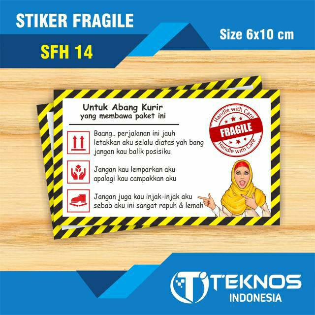 Jual STIKER FRAGILE - STICKER FRAGILE UNIK LUCU MURAH AWAS JANGAN ...