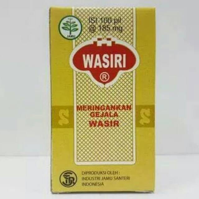 Jual Wasiri obat ambeian atau wasir isi 100 pil | Shopee Indonesia