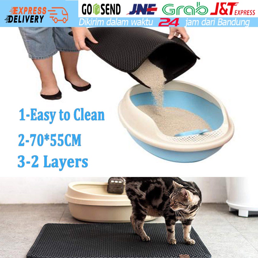 Jual Karpet Alas Kucing/Anjing Lantai Model Lapis Ganda Bahan Eva Tahan ...