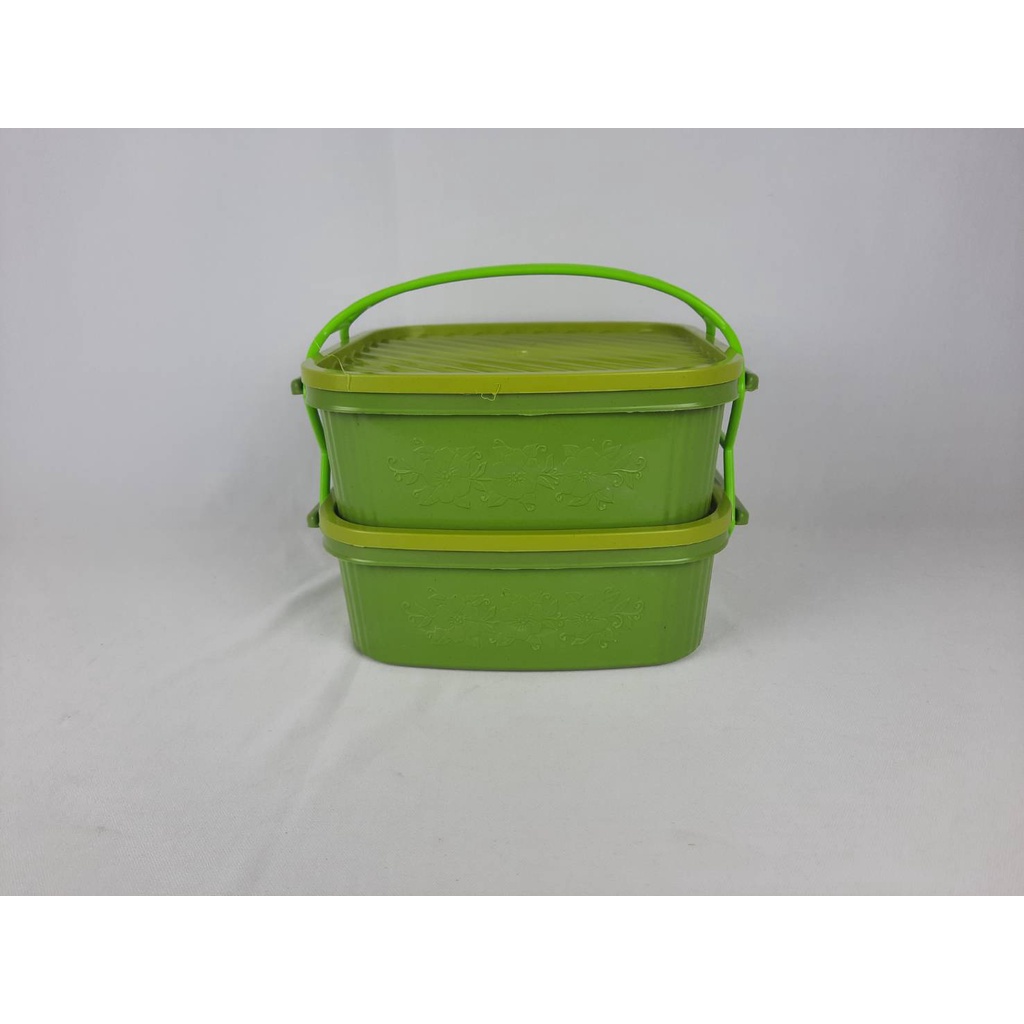 Jual Rantang nasi / Rantang plastik / Kotak makan susun / Kotak makan ...