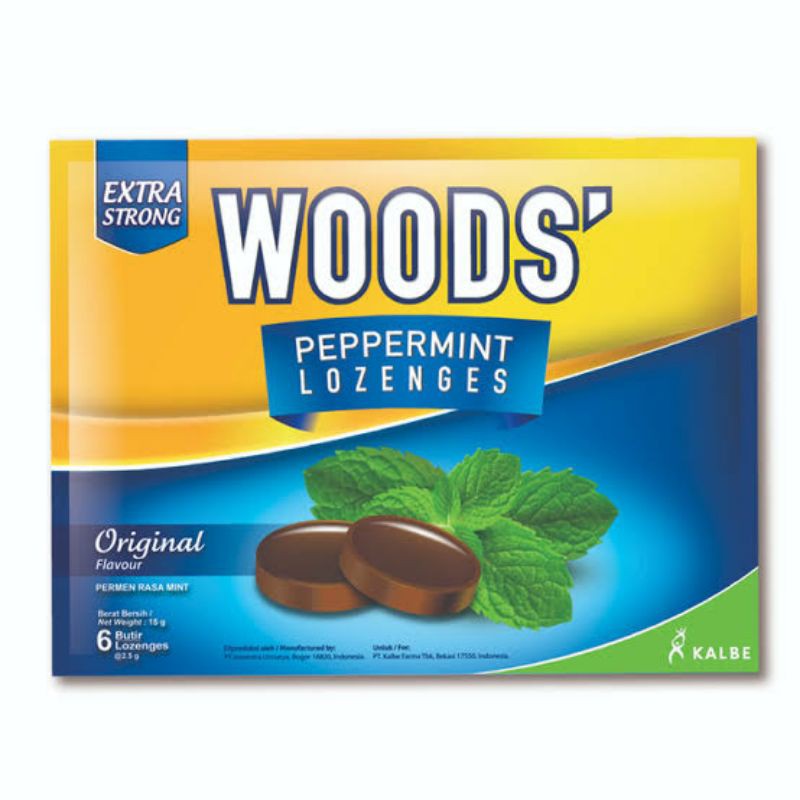 Jual PERMEN WOODS PEPPERMINT LOZENGES / WOODS BIRU | Shopee Indonesia