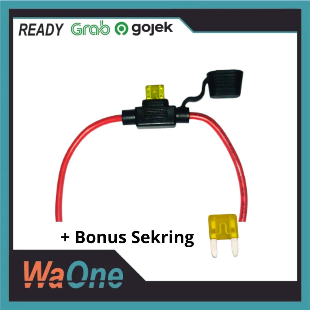Jual Rumah Sikring Waterproof Kecil /Fuse Box /Sekring Hitam Anti Air ...