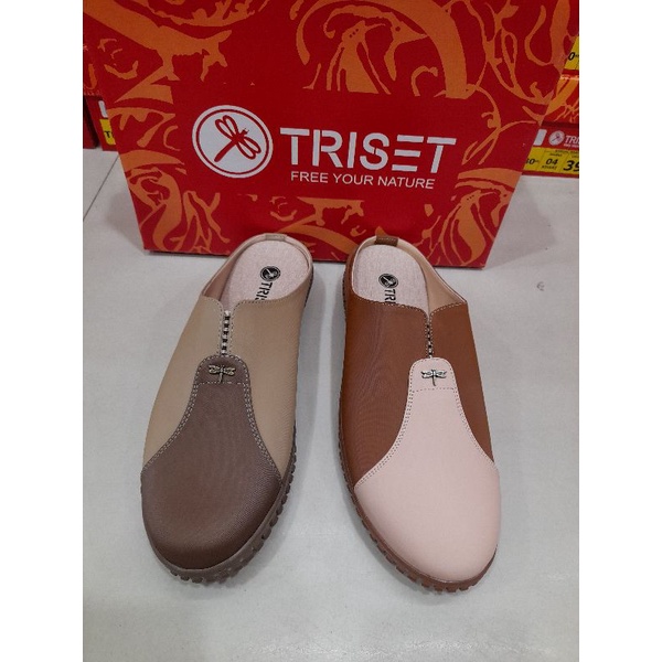 Jual sepatu slop wanita triset | Shopee Indonesia