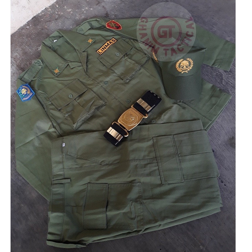 Jual Seragam Linmas Set Seragam Linmas Hansip | Shopee Indonesia