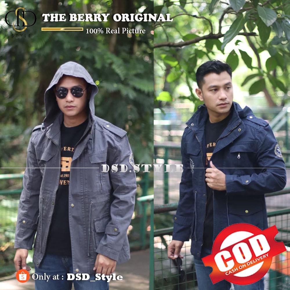 Jual Jaket Parka Canvas Simple Premium Distro - Jaket Parka The Bery ...