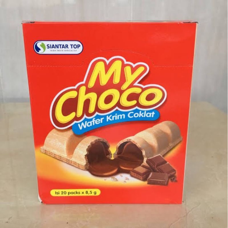 Jual my choco wafer krim coklat 20pack x 8,5gr | Shopee Indonesia
