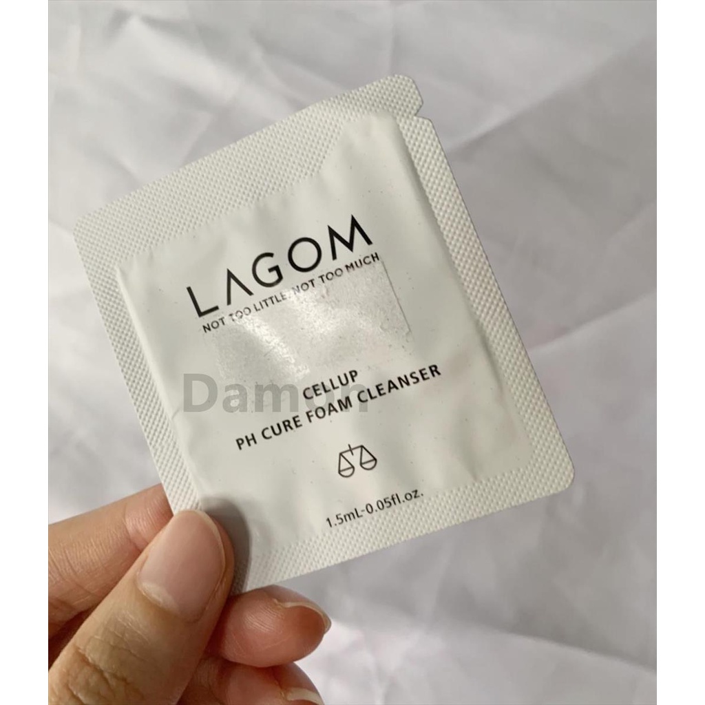 Jual Lagom Cellup Ph Cure Foam Cleanser sample 1.5 ml | Shopee Indonesia