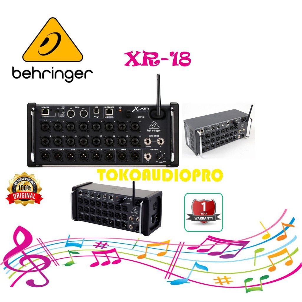 Jual Digital Mixer Behringer xr18 xr-18 xr 18 Digital Mixer audio ...