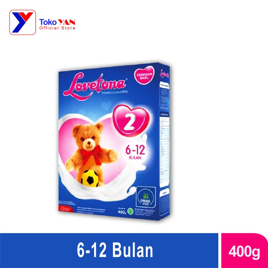 Jual LOVETONA 2 6-12 Bulan Susu Formula 400g | Shopee Indonesia