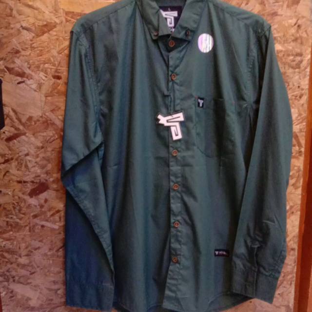 Jual Kemeja panjang ( hijau tai kuda ) | Shopee Indonesia