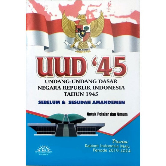 Jual BUKU UUD'45 SEBELUM & SESUDAH AMANDEMEN untuk PELAJAR-UMUM ( 1 pcs ...