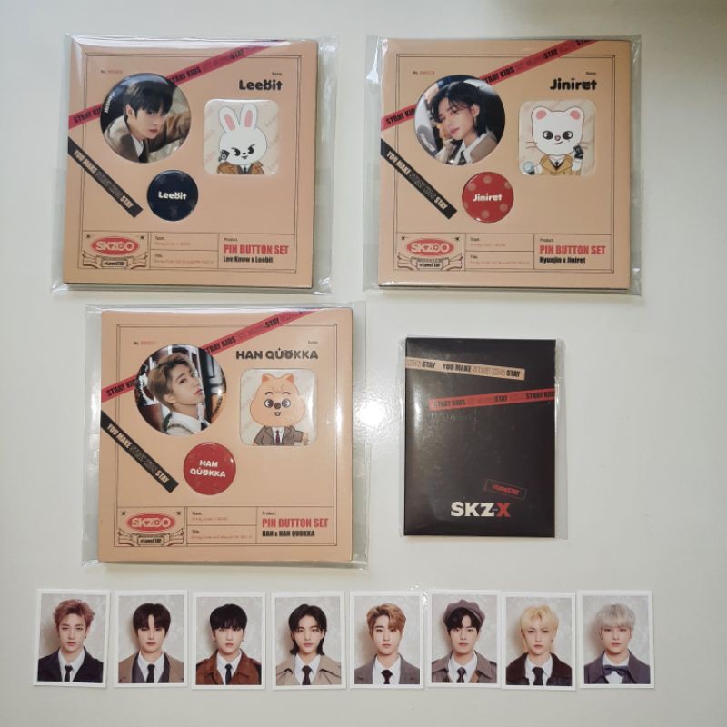 Jual STRAY KIDS MERCH FANMEET SKZ-X SKZOO SKZX PIN BUTTON ID PICTURE ...