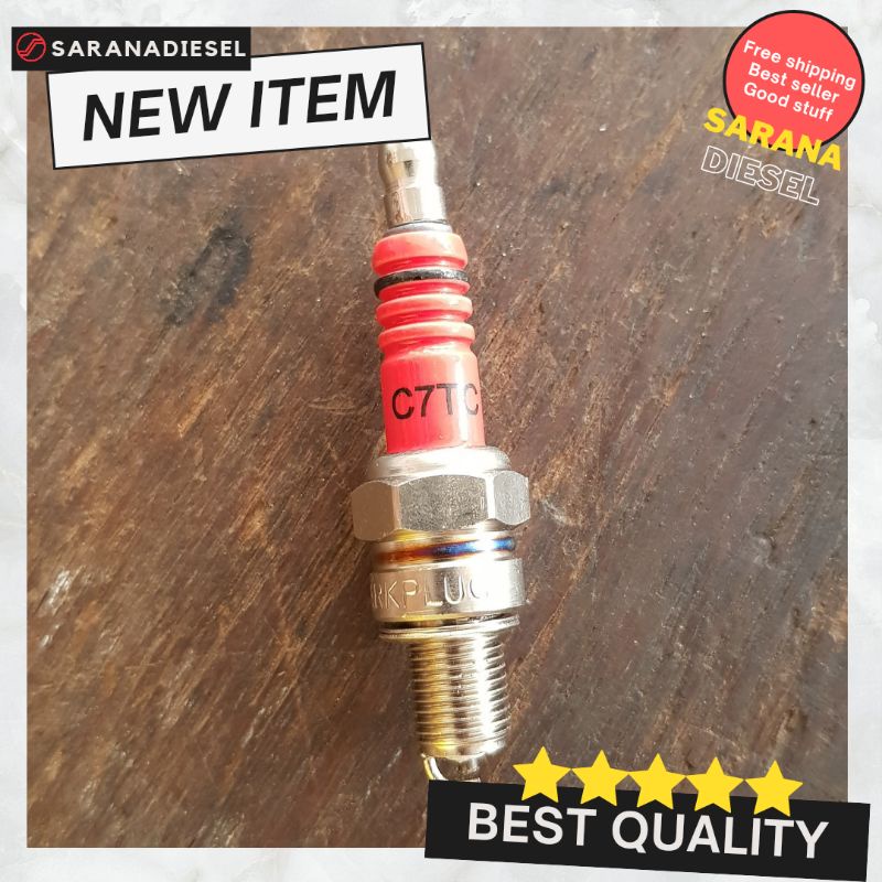 Jual busi genset / busi racing spark plug potong rumput/ motor /mobil ...