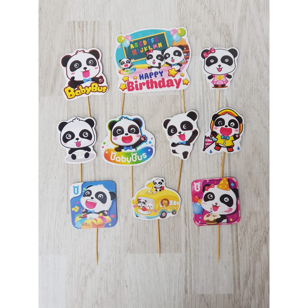 Jual Topper Kue Baby Bus (10pcs) | Shopee Indonesia