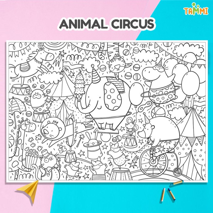 Jual Order Now Kertas Mewarnai Jumbo Giant Coloring Sheet Jumbo
