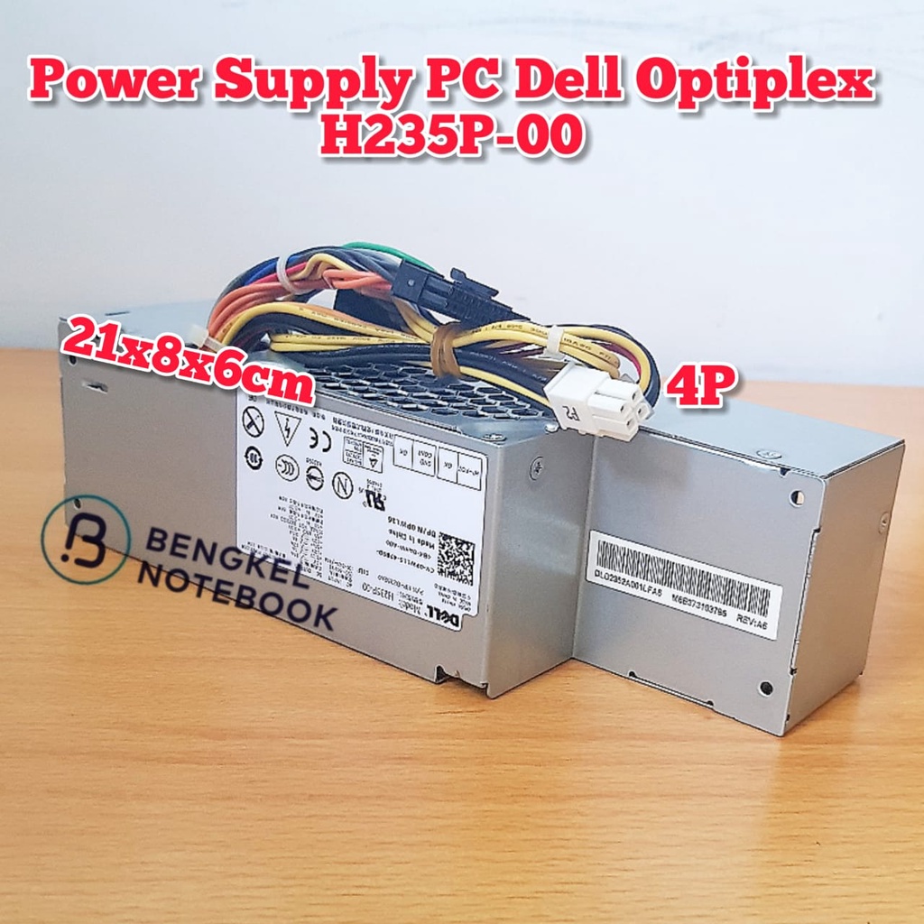 Jual PowerSupply PC DELL OPTIPLEX 780 760 960 SFF 235W H235P-00 L235P ...