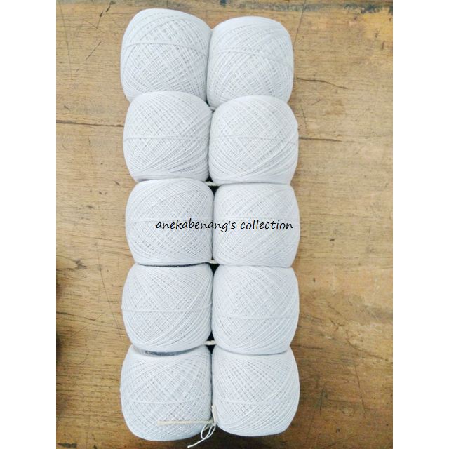 Jual ANEKA - Benang Kasur / Rami Yarn - 1801 (Putih) | Shopee Indonesia