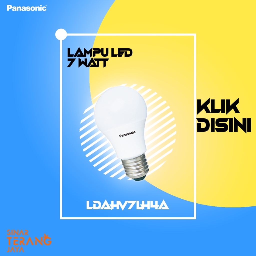Jual Lampu LED Rumah Panasonic 7 watt | Shopee Indonesia