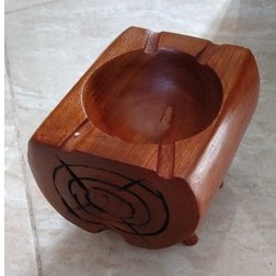 Jual Asbak Rokok Kayu Jati Unik Model Bedug nahan kayu jati asli ...