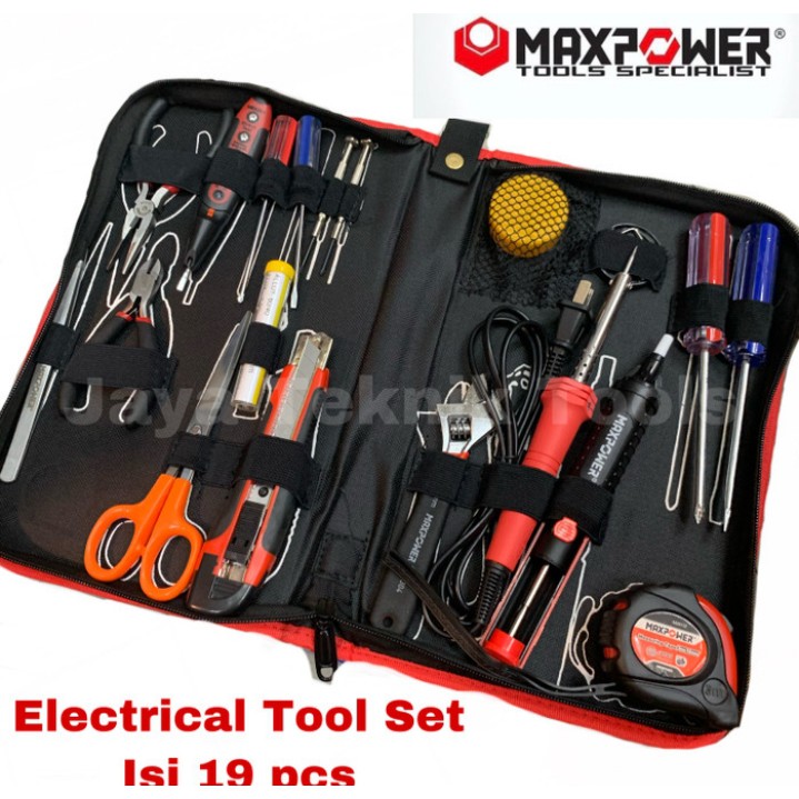 Jual Peralatan Elektronik Electronic Tool Set 19 pcs Maxpower Japan JIS ...