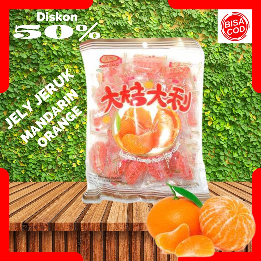 Jual JELLY JERUK MANDARIN ORANGE JELY KENYAL RASA JERUK 500 GRAM ...