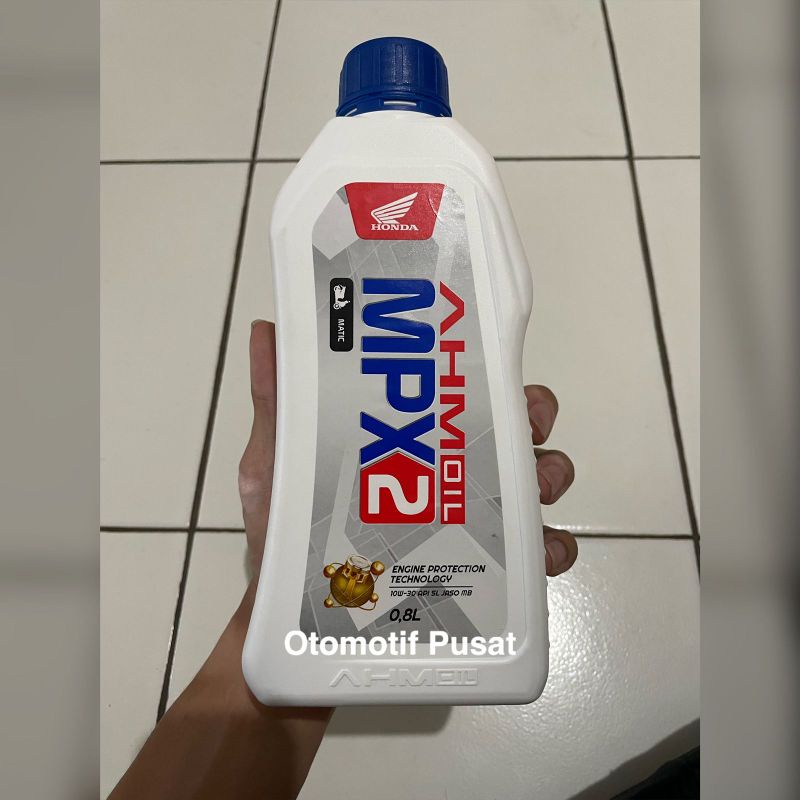Jual AHM OIL MATIC MPX-2 800mL 10W-30 SL Oli JASO MB / MPX 2 Honda ...