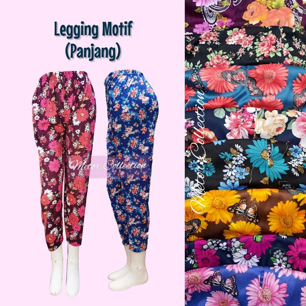 Jual LEGGING HYGET MOTIF BUNGA WANITA / Celana Dalaman Harian Inner ...