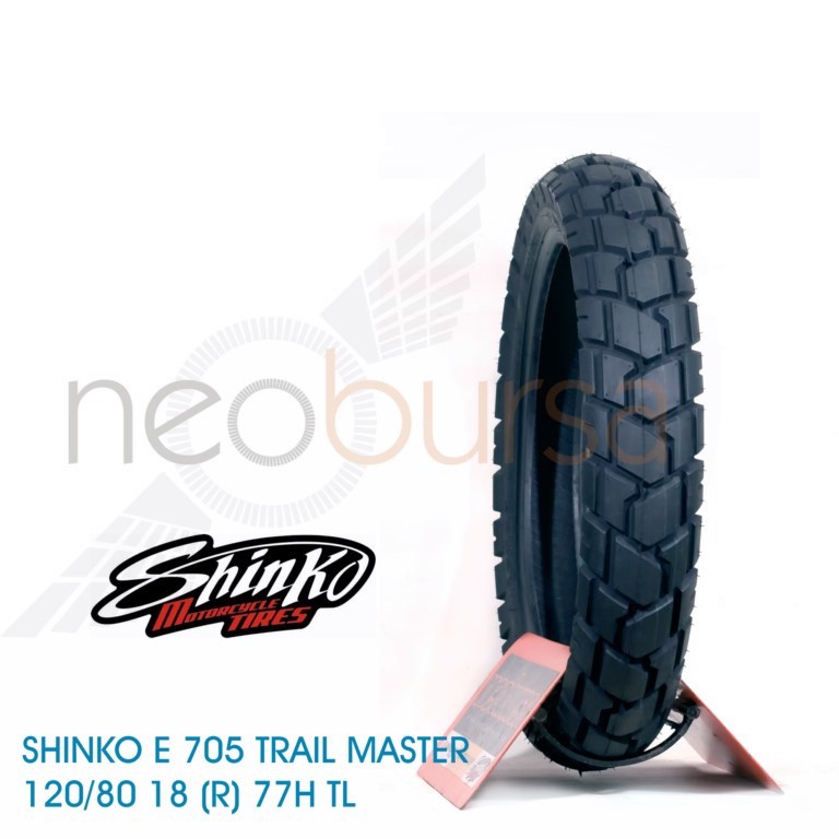 Jual Shinko E705 (U) 120/80-18 (77H) (T/T) | Shopee Indonesia