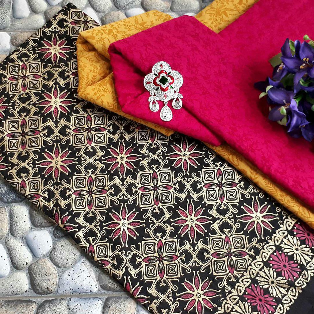 Jual Kain Batik prada Spinner dan kain Embos | Shopee Indonesia