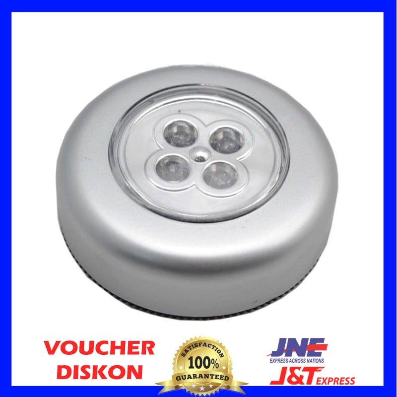 Jual Mall Lampu LED Stick and Click Touch LED Lamp 4 LED | Shopee Indonesia