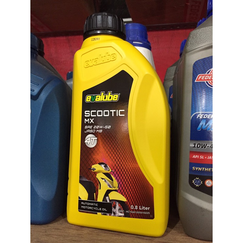 Jual OLI MESIN / OLI MOTOR EVALUBE MATIC 800 ML | Shopee Indonesia
