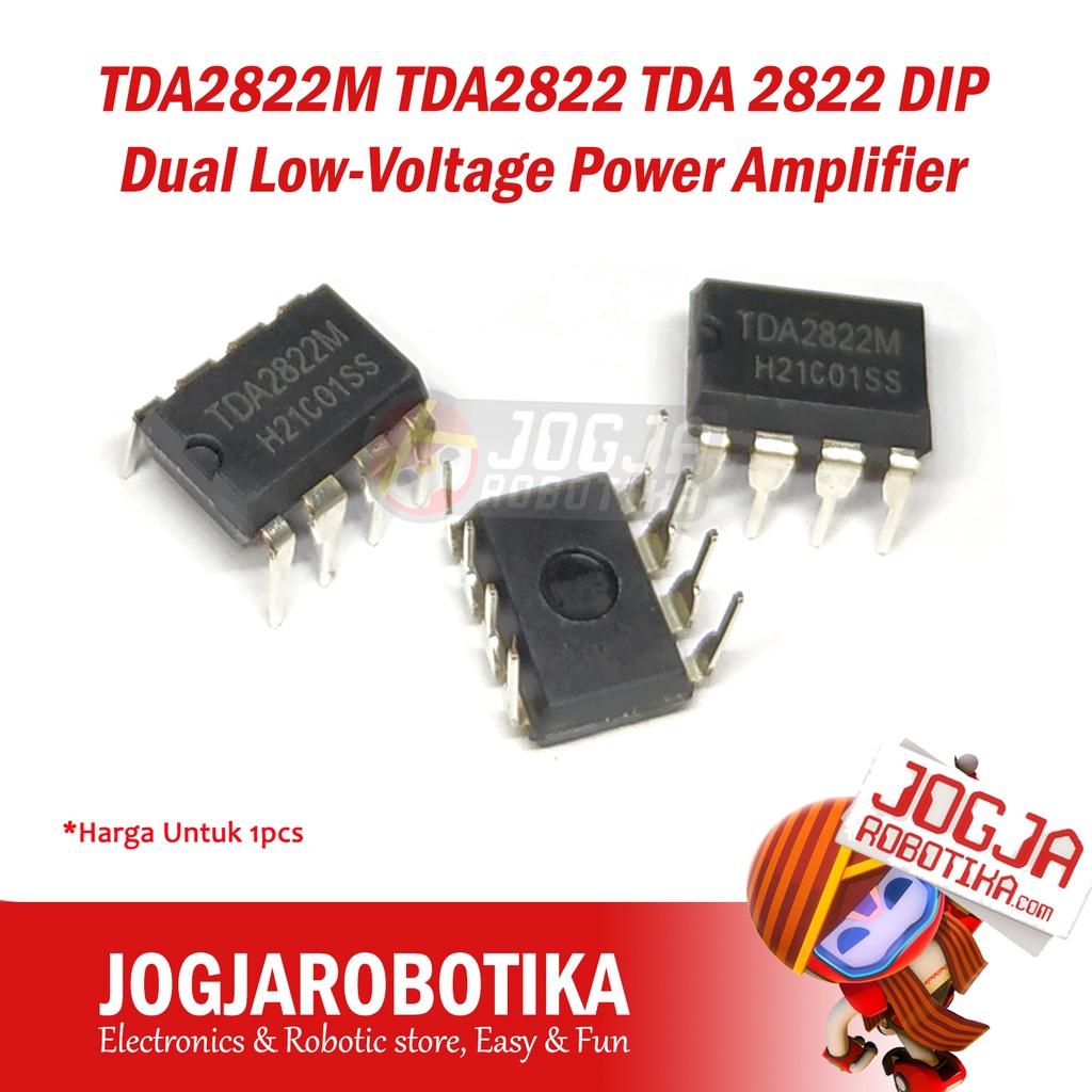 Jual TDA2822M TDA2822 TDA 2822 DIP DUAL LOW-VOLTAGE POWER AMPLIFIER | Shopee Indonesia