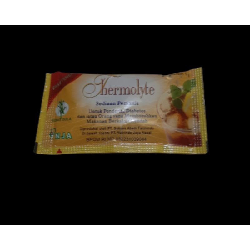 Jual Thermolyte gula sweetener diabetes sachet 1gr | Shopee Indonesia