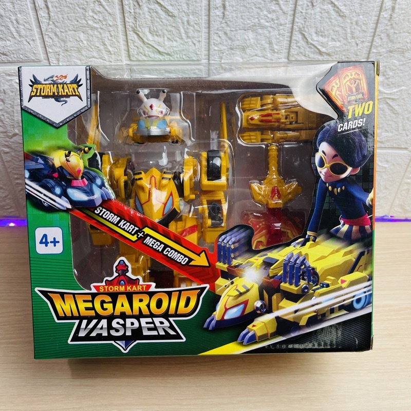 Jual mainan Robot Monkart Storm Kart Megaroid Vasper | Shopee Indonesia
