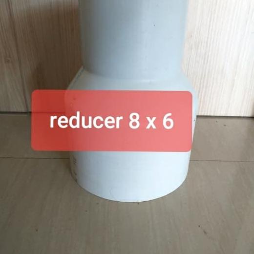 Jual fitting pvc reducer 8 x 6 Sambungan pipa pvc reducer 8 x 6 abhmt ...
