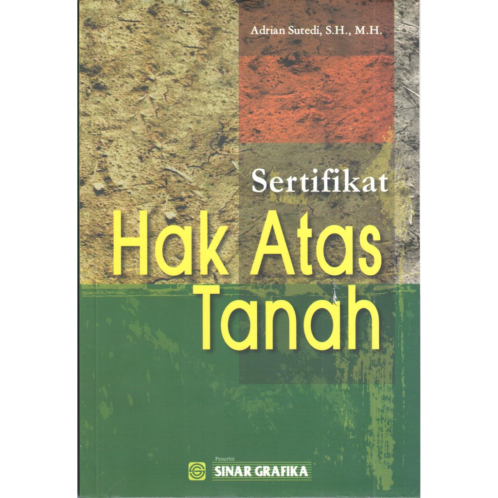 Jual Buku Sertifikat Hak Atas Tanah-Adrian Sutedi,S.H.,M.H. | Shopee ...