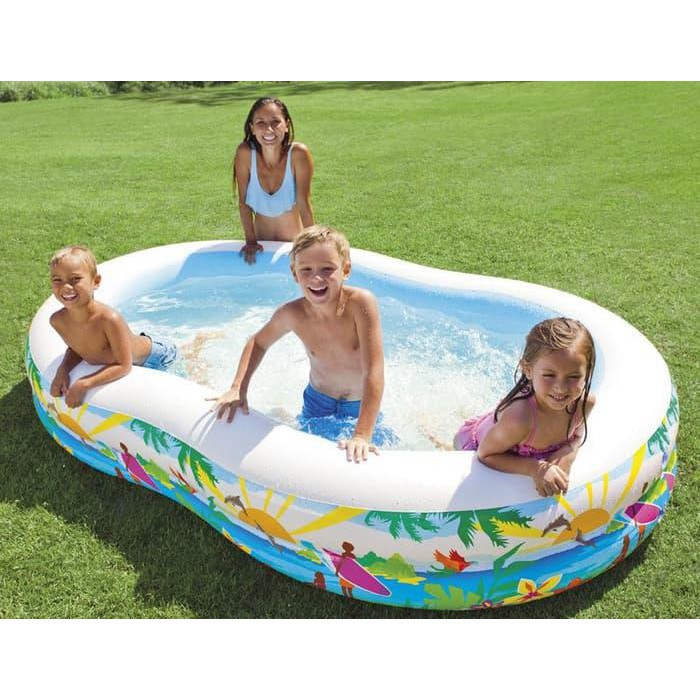 Jual KOLAM RENANG KARET ANAK INTEX + POMPA | Shopee Indonesia
