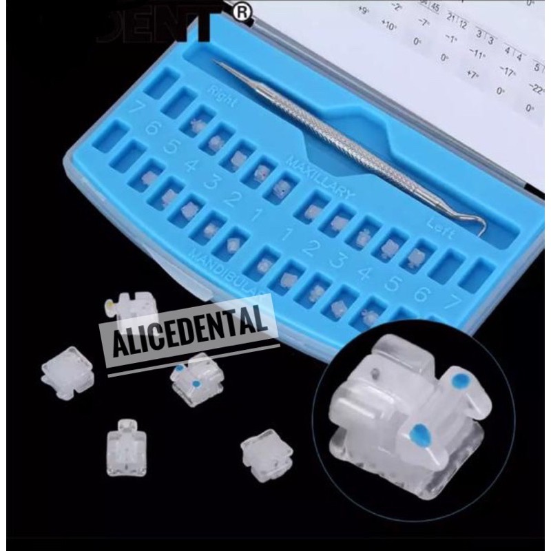 Jual Dental bracket self ligating ceramic behel tanpa karet ortho ...
