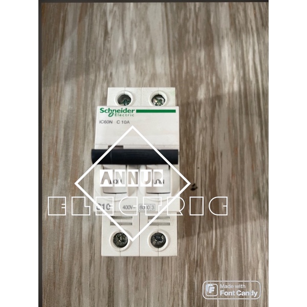 Jual mcb ic60n 2p 6a 10a 16a 20a schneider | Shopee Indonesia