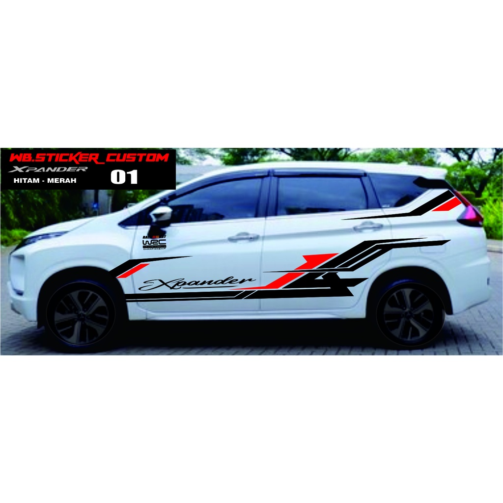 Jual STICKER BODY SAMPING VARIASI MOBIL CUTTING STICKER DECAL MOBIL ...