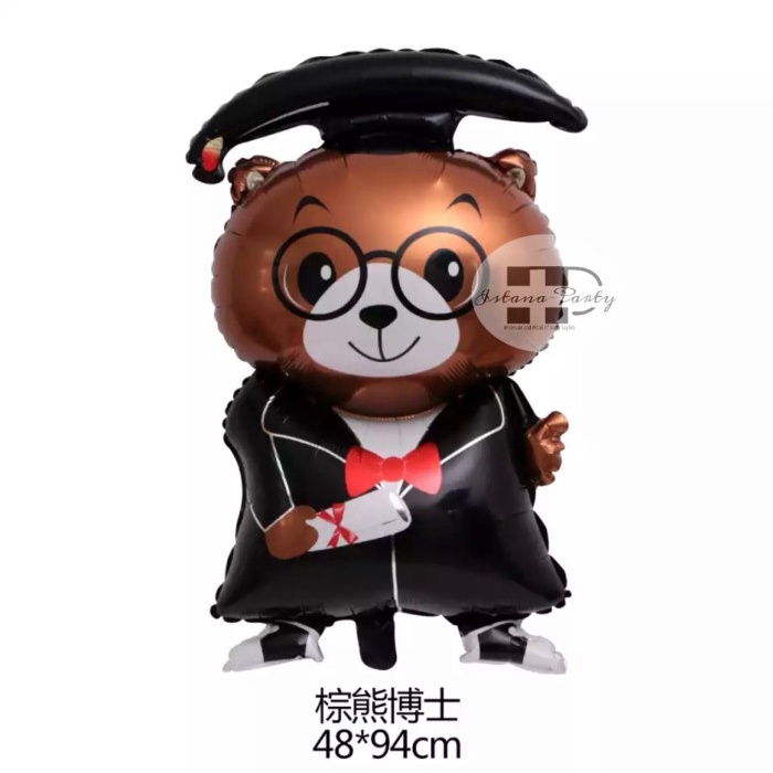 Jual balon foil beruang sarjana / balon graduation bear congrats wisuda ... Jual balon foil beruang sarjana / balon graduation bear congrats wisuda ...