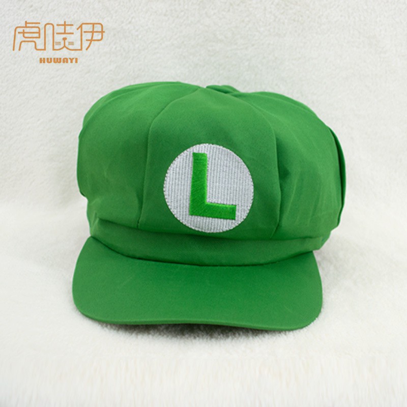 Jual TSMB topi super mario bros hat cap baseball cosplay luigi merah ...