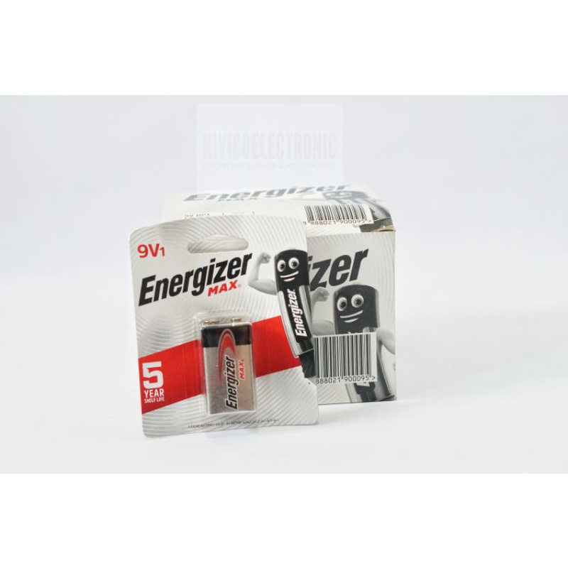 Jual Baterai ENERGIZER MAX ALKALINE KOTAK 9V | Shopee Indonesia