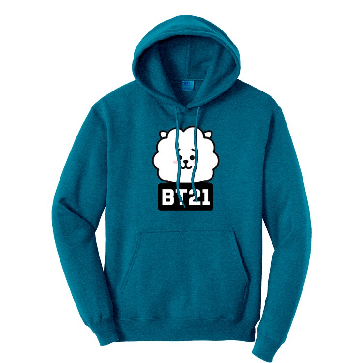 Jual Jaket Dewasa Hoodie BT21 LOGO RJ | Shopee Indonesia